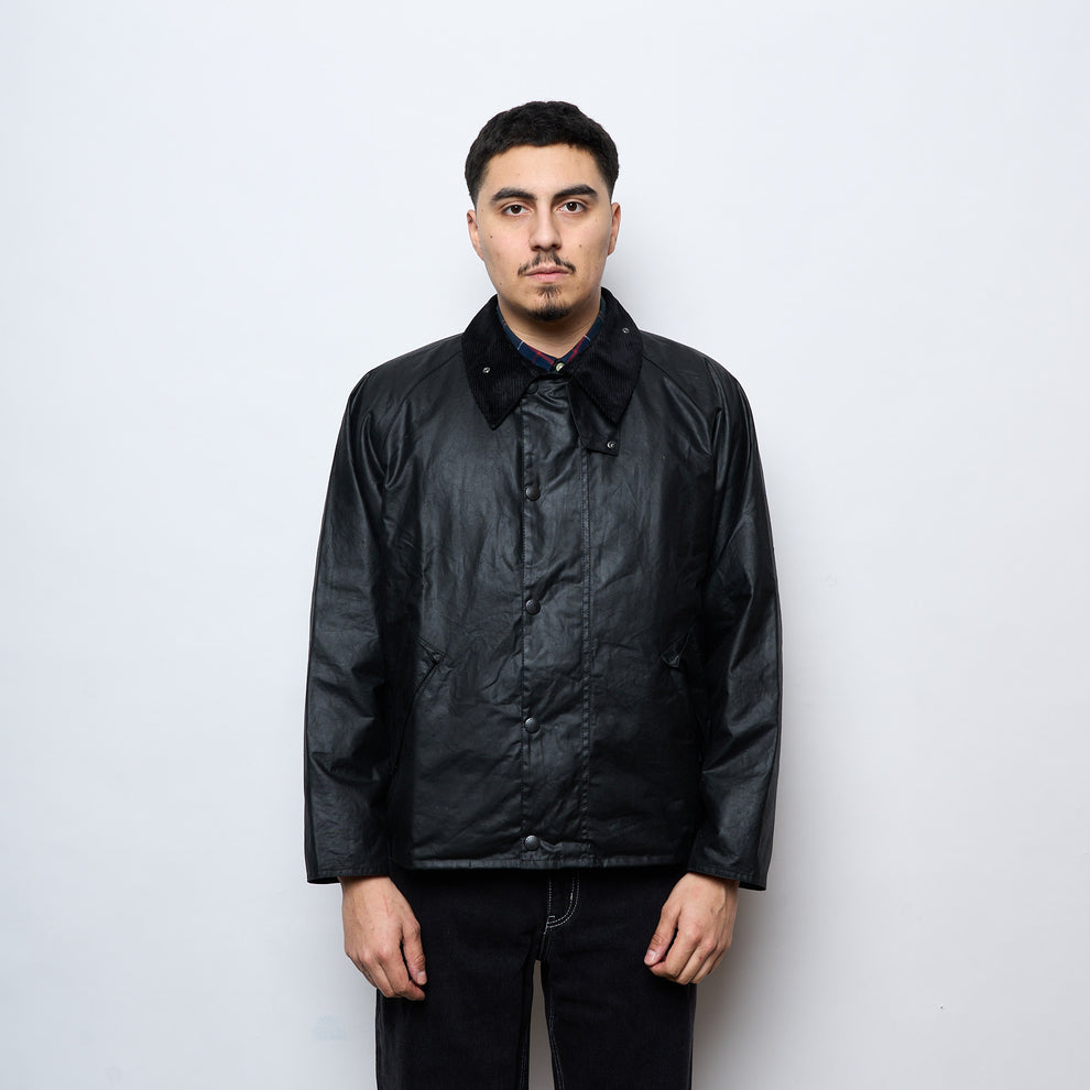 Barbour - OS Transport Wax Jacket (Black) – MILK STORE