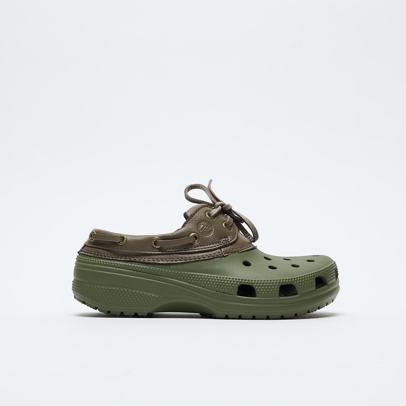 Sabots - Crocs Classic Islander Boat Clog (Army Green/Walnut) – MILK STORE
