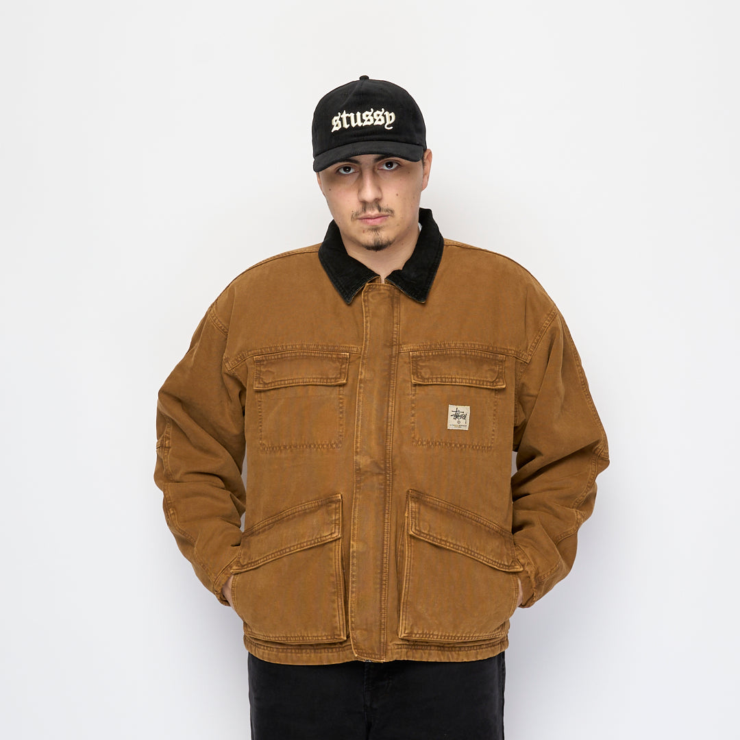 Stüssy - washed canvas shop Jacket (bronze) – MILK STORE