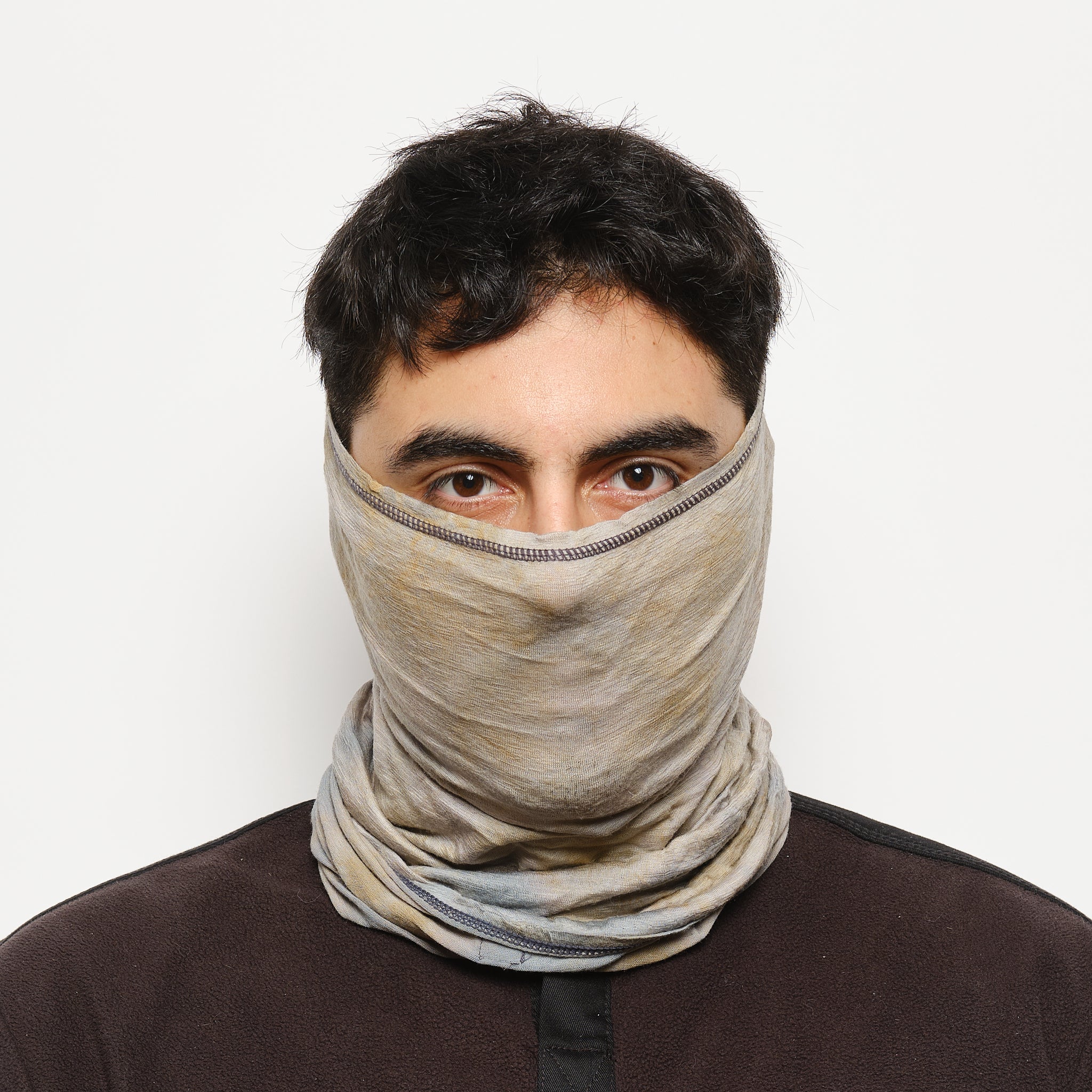 Neck Warmer - Buff - Merino Lightweight Natural Dye (Flint) – MILK STORE