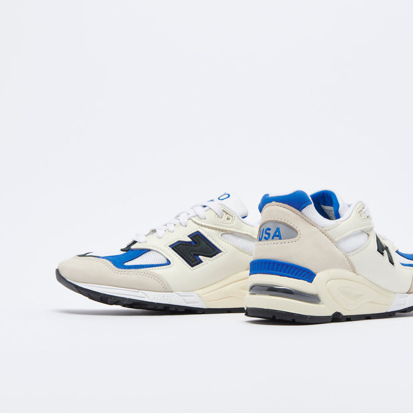 New Balance - M 990 WB2 "Made in USA" by Teddy Santis (White/Blue ...